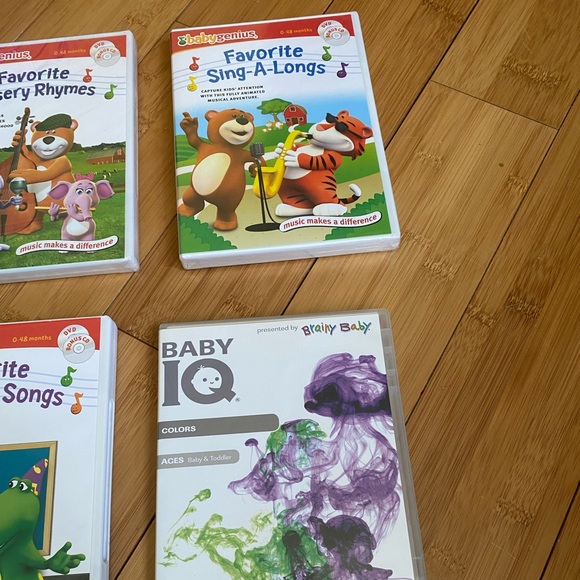 Media | Baby Genius Dvds Baby Einstein Dvd Baby Iq Dvd 6 Total 3 Are ...